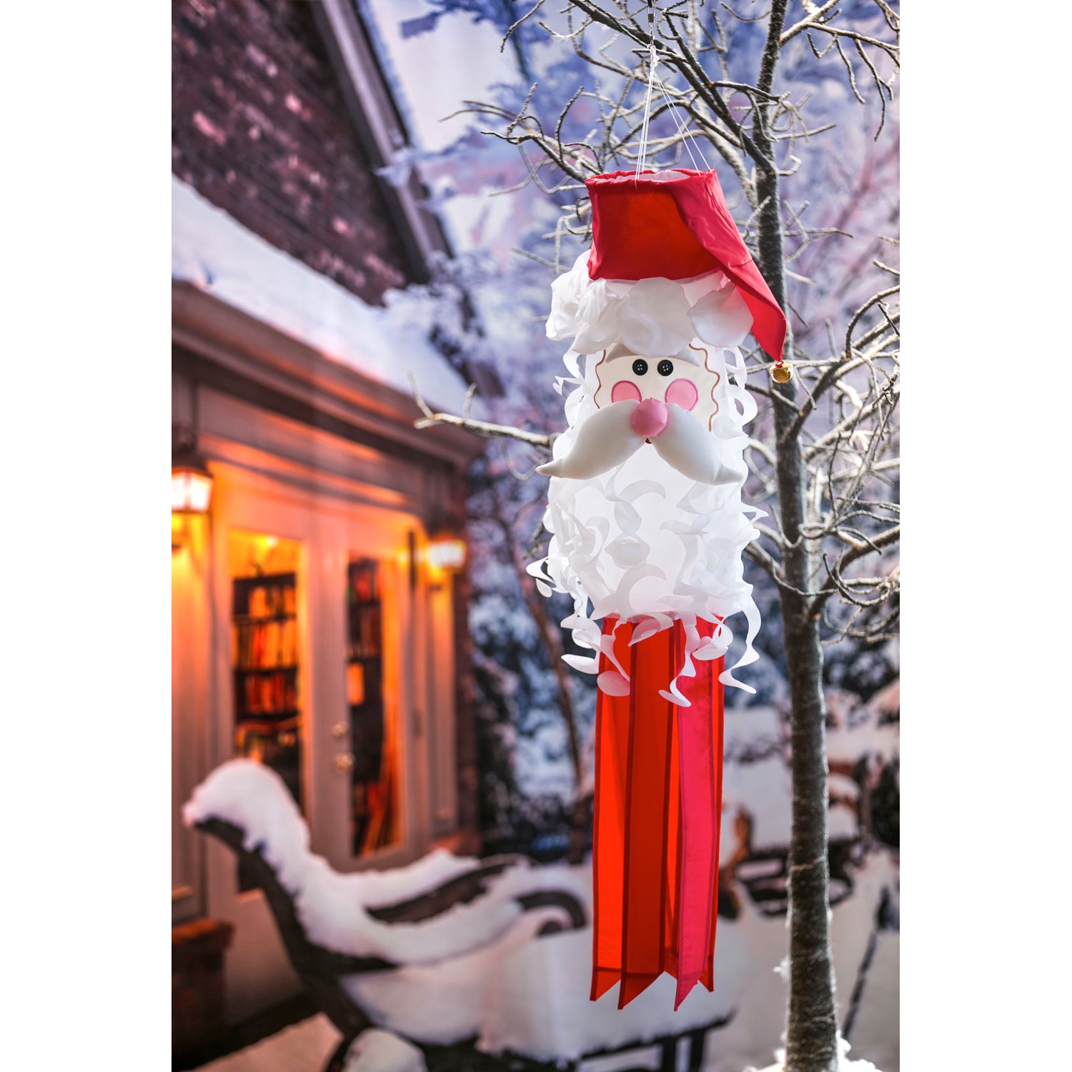 Evergreen Santa Windsock Flag – ShopCGX