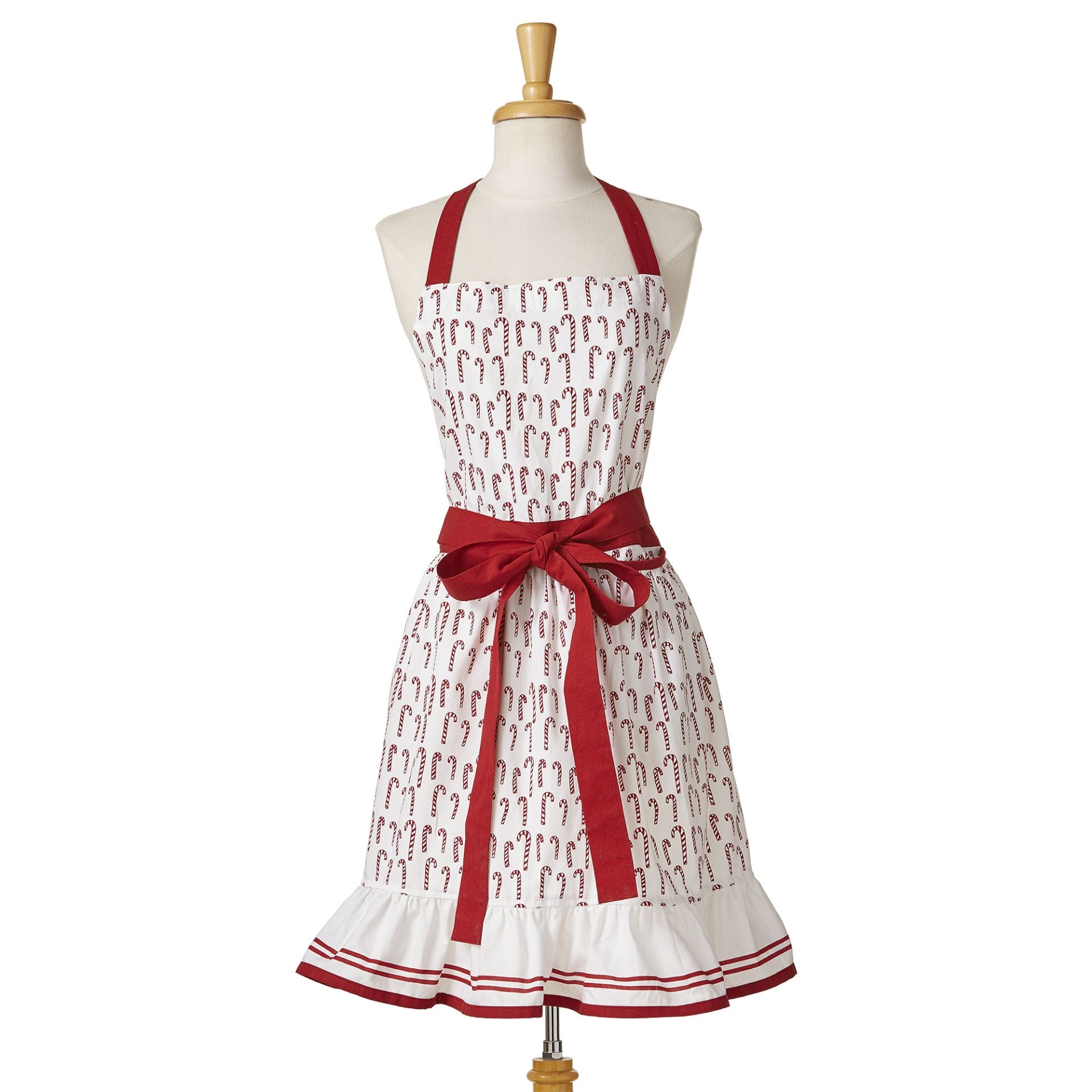 Tag Oh What Fun Candy Cane Frill Apron – ShopCGX
