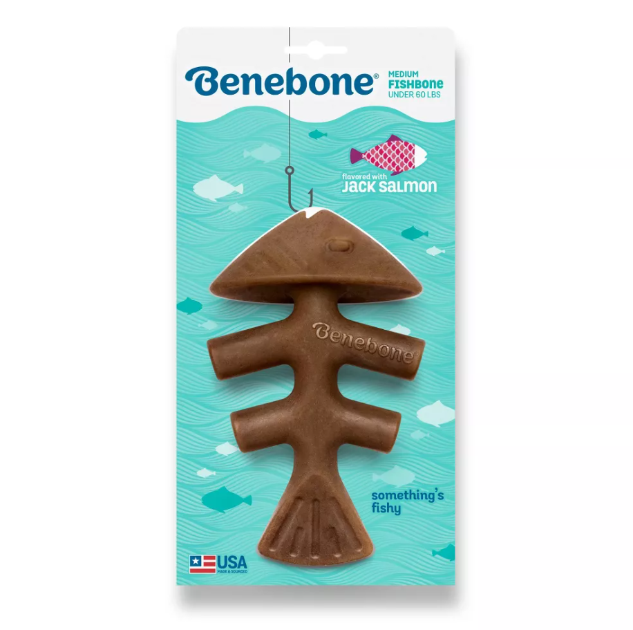 Benebone Fishbone Dog Chew Toy - Size Medium – ShopCGX