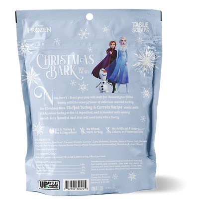 Disney Frozen Christmas Bark - Stuffed Turkey & Carrots Dog Treats - 5 ...