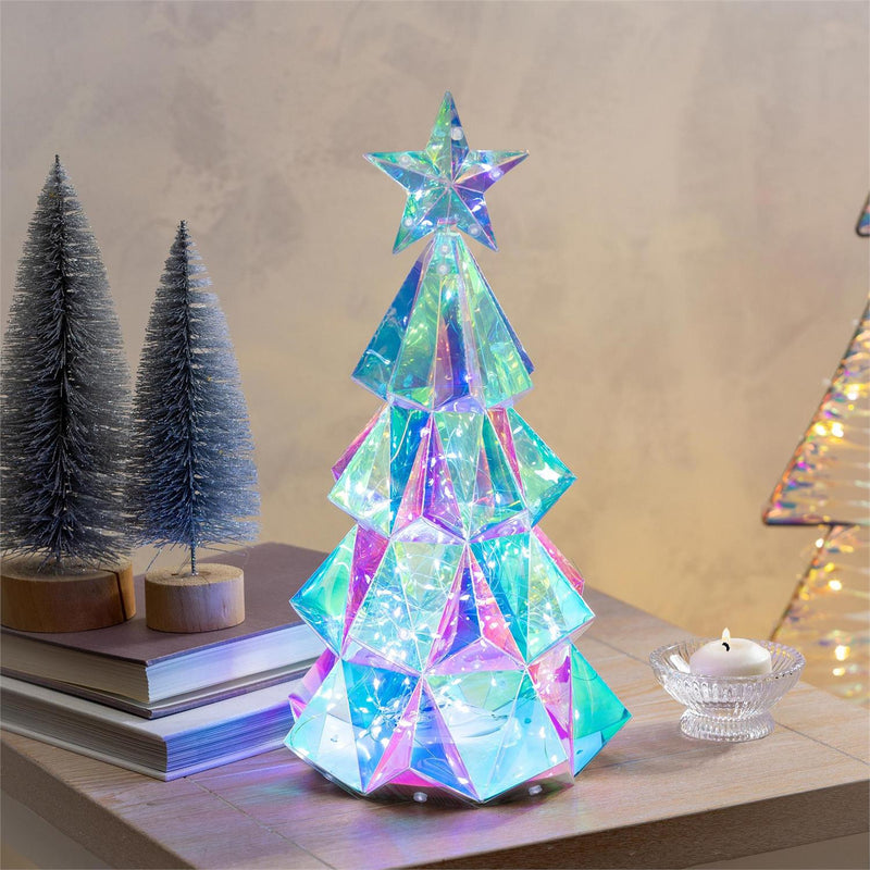 Evergreen Season To Sparkle LED Plastic Iridescent Tree – ShopCGX