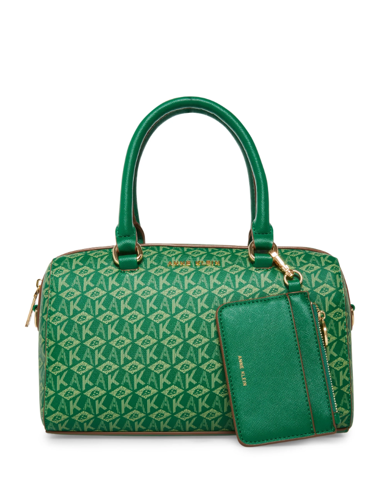 Anne Klein Mini AK Cube Logo Convertible Crossbody Handbag – ShopCGX