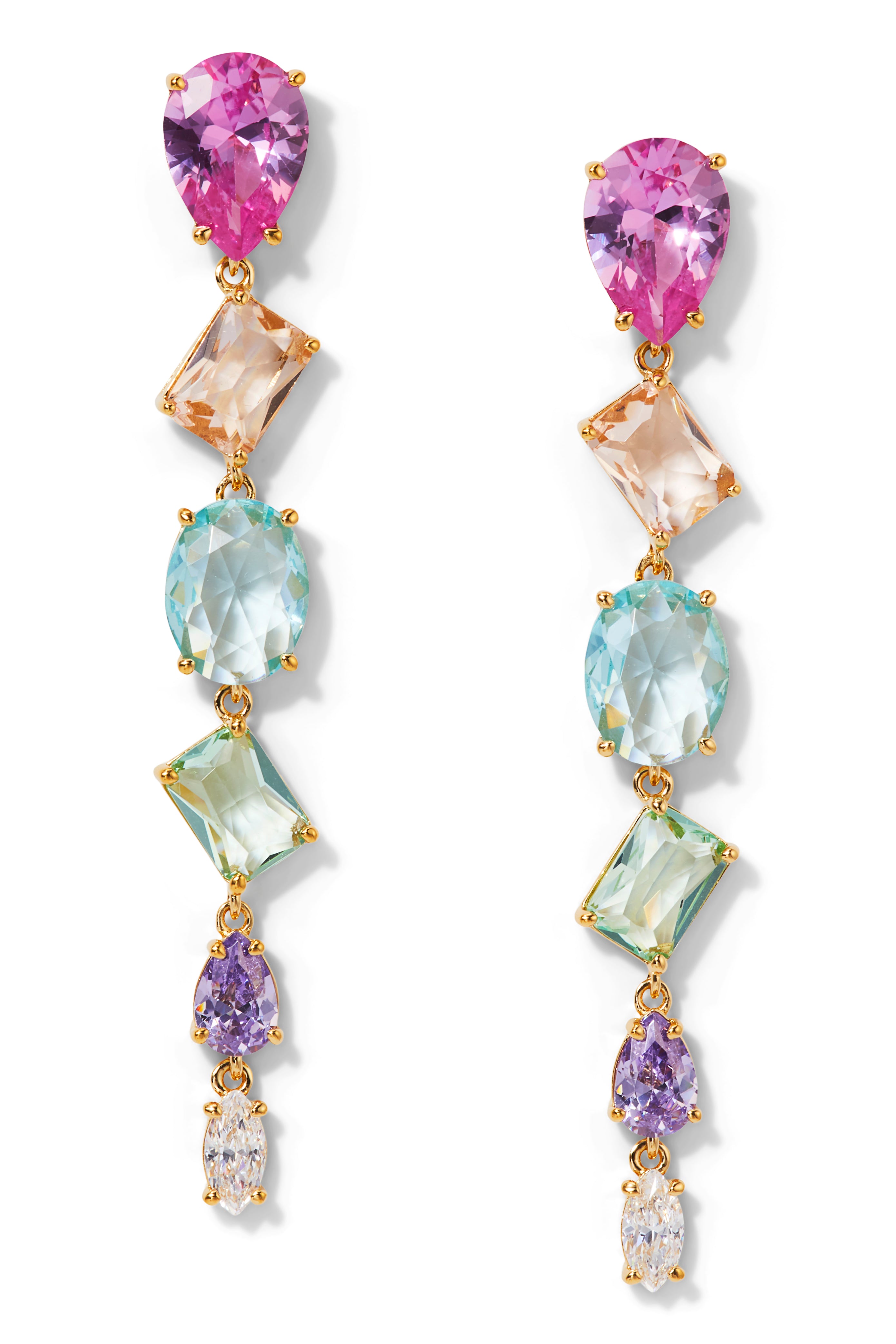 Nadri Palm Springs Multi Linear Earrings – ShopCGX