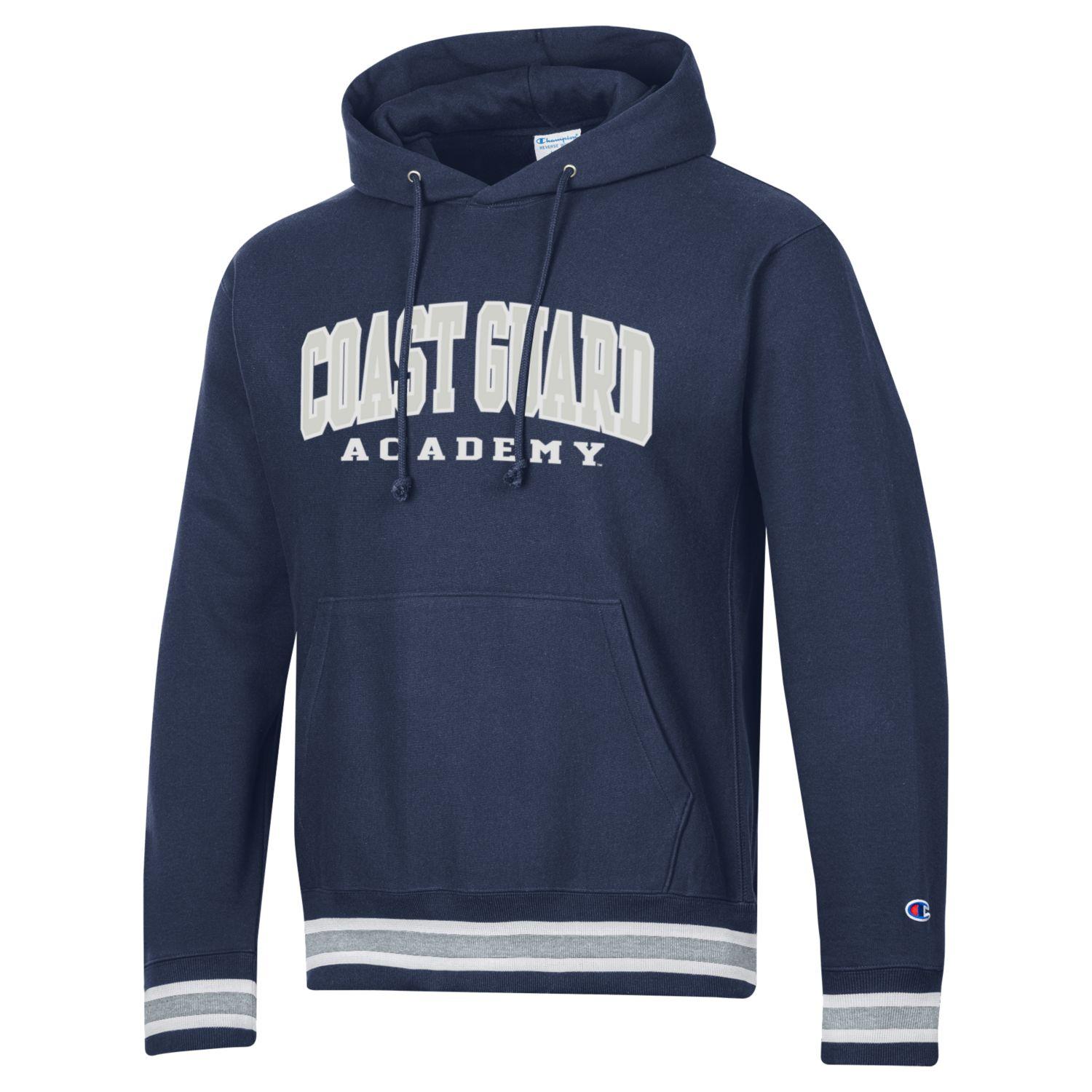 Coast Guard Academy Champion Mens Reverse Weave Higher Ed Hoodie Sweat ...