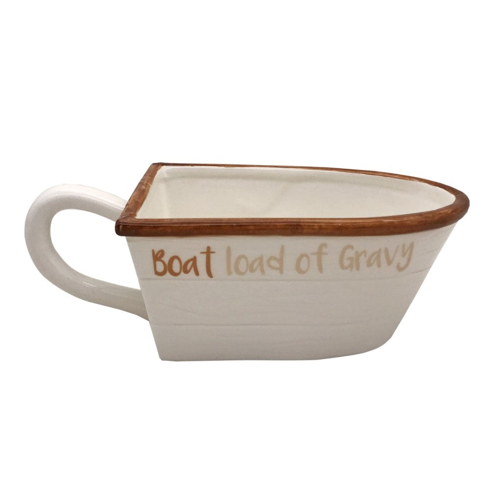 Beachcombers 8" Ceramic Boat Shape Gravy Boat – ShopCGX