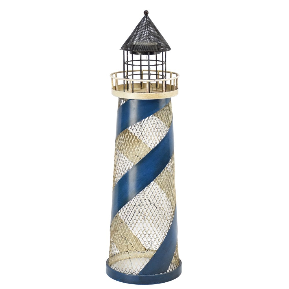 Beachcombers 22" Metal Lighthouse with LED Light – ShopCGX