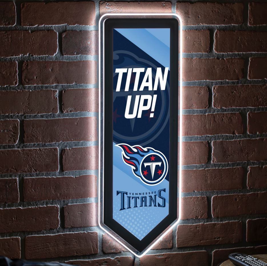 Evergreen Tennessee Titans Pennant 9" x 23" LED Lighted Sign – ShopCGX