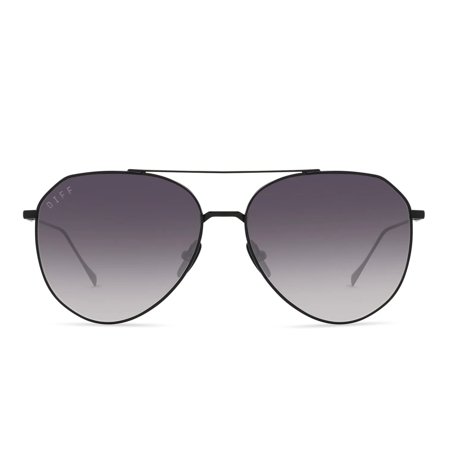 DIFF Charitable Eyewear Dash - Black Grey Gradient Sharp - Non-Polariz ...