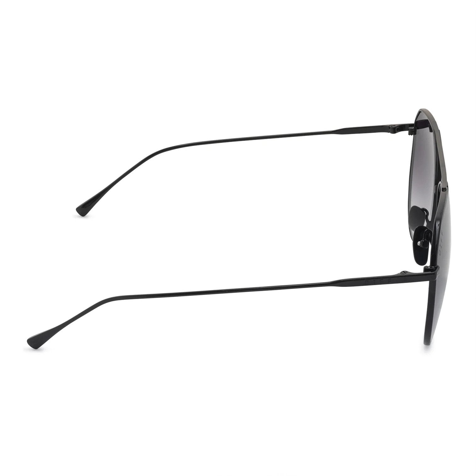 DIFF Charitable Eyewear Dash - Black Grey Gradient Sharp - Non-Polariz ...