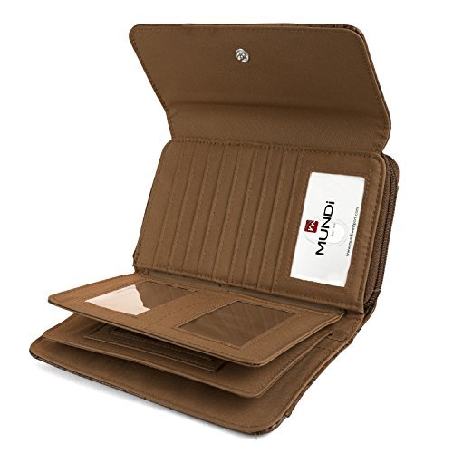 Mundi Big Fat Brown Wallet Clutch Organizer With Change Pocket – ShopCGX